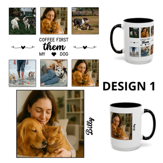 Custom Pet Photo Mug | Personalized Ceramic 11/15oz Gift – Happy Pets